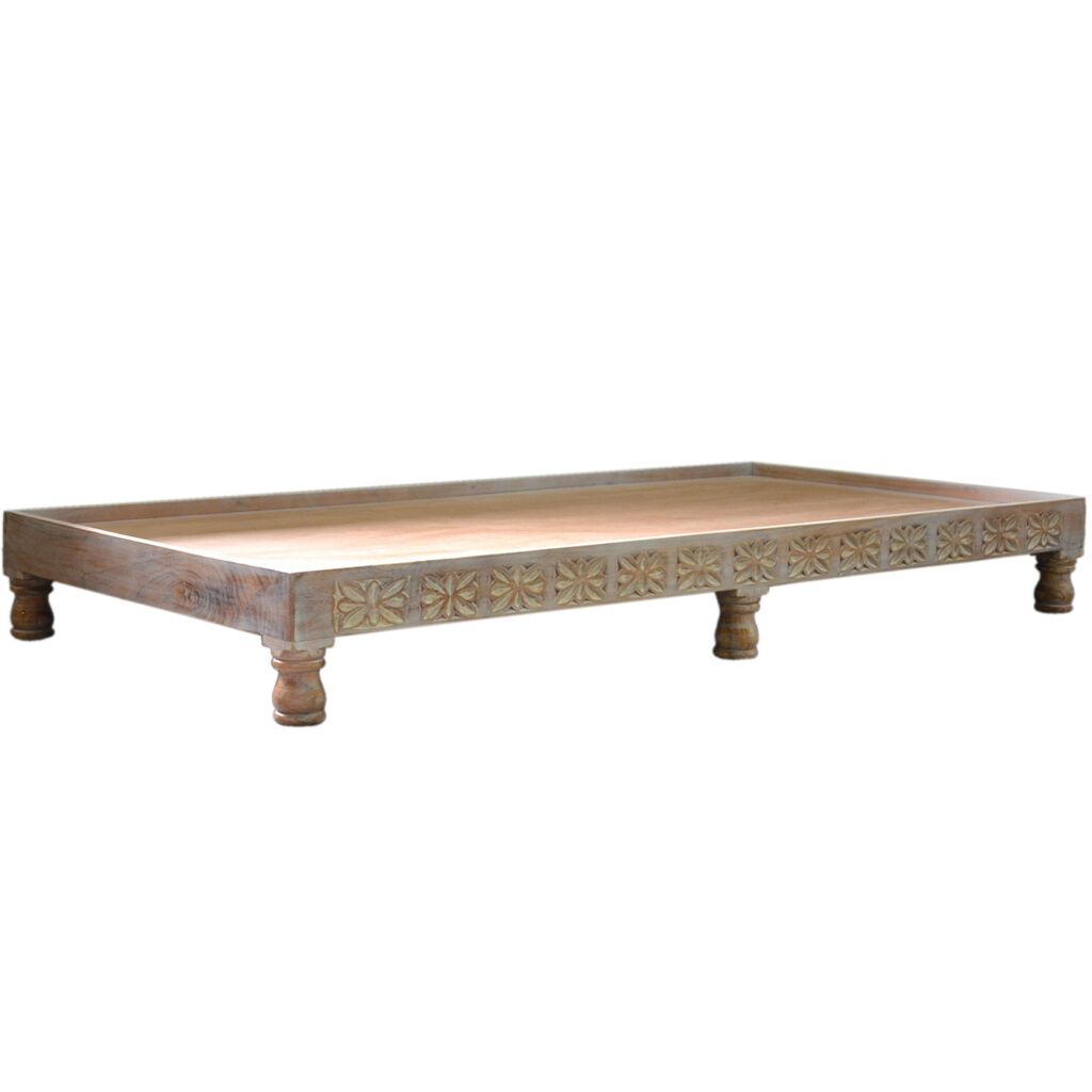 Carved Long Sofa Base - PAS International | Home textile