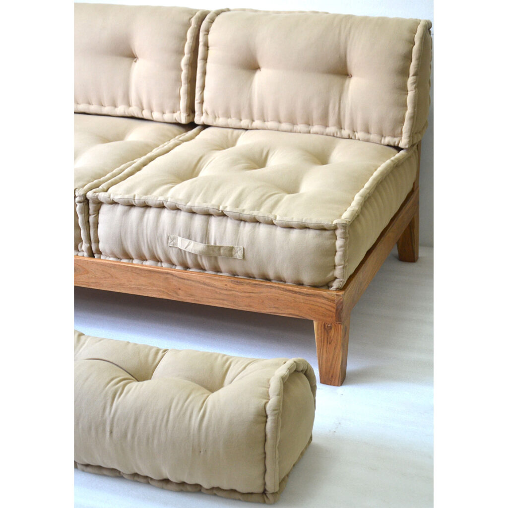 Detatchable Wood Sofa Modular Base - PAS International | Home textile